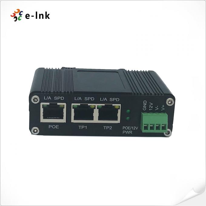 PoE Injector Splitter 12VDC Output 2-Port Data Output Splitter