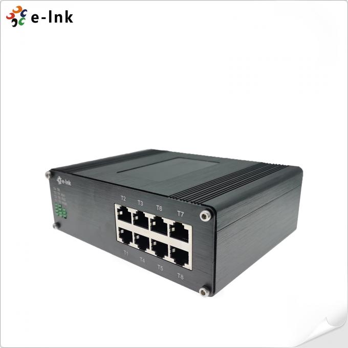 8 Port Industrial Unmanaged Din Network Switch 10/100BASE-T