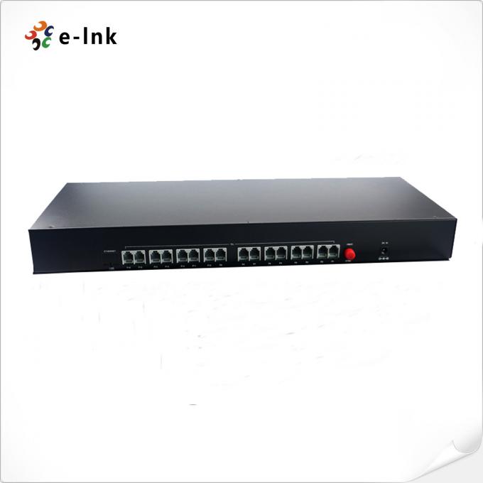 16Ch Fiber Optic Accessories Cwdm Mux Demux POTS FXO FXS Fiber Mux