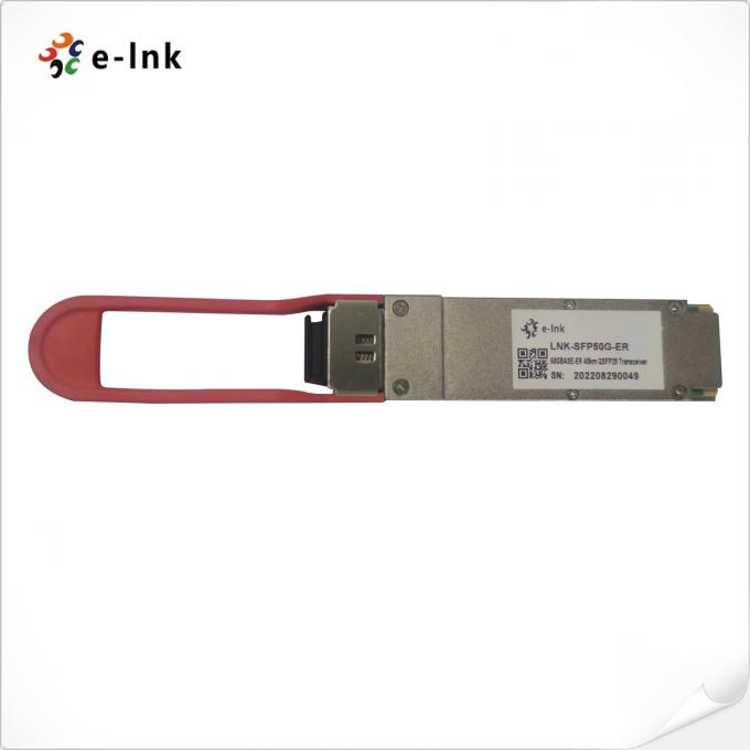 50GB ER Fiber Optic Module 40KM QSFP28 Transceiver Single Mode Duplex ...
