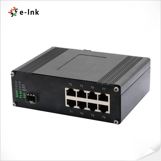 8 Port Unmanaged 802.3at PoE Switch Redundant Power Inputs