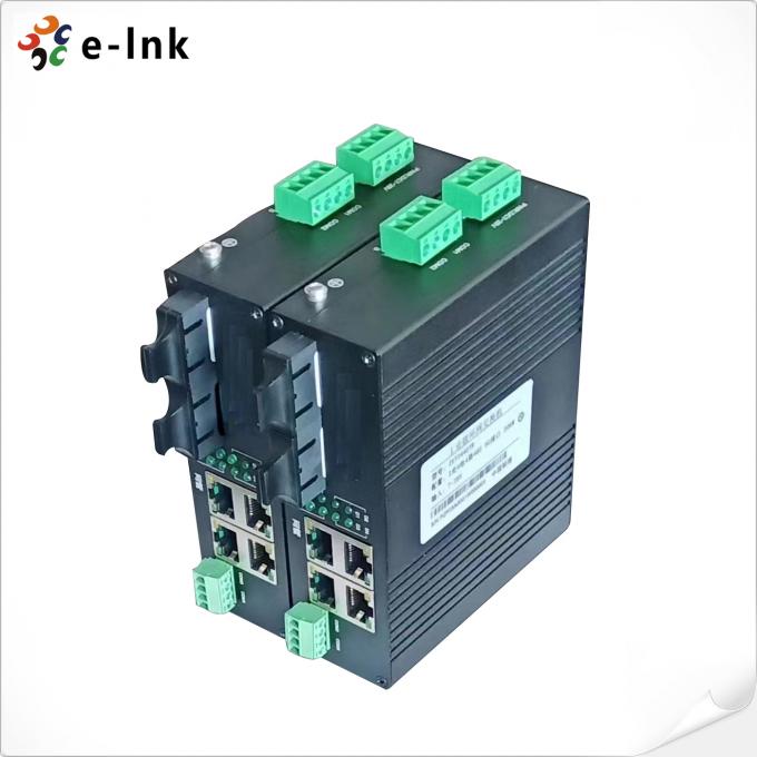 Managed Serial To Ethernet Switch 4-Port 10/100TX + 4-Port RS485 + 2 ...