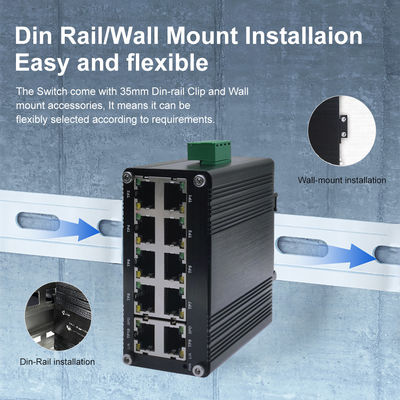 Buy din rail wall mount ethernet switch, Good quality din rail wall ...