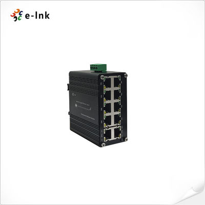 Din Rail Industrial Ethernet Switch 8 Ports 10 100Base-T + 2 Ports 100BASE-FX Fiber