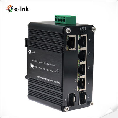 Industrial PoE Powered 5-Port 10/100/1000T + 2-Port 100/1000X SFP ...