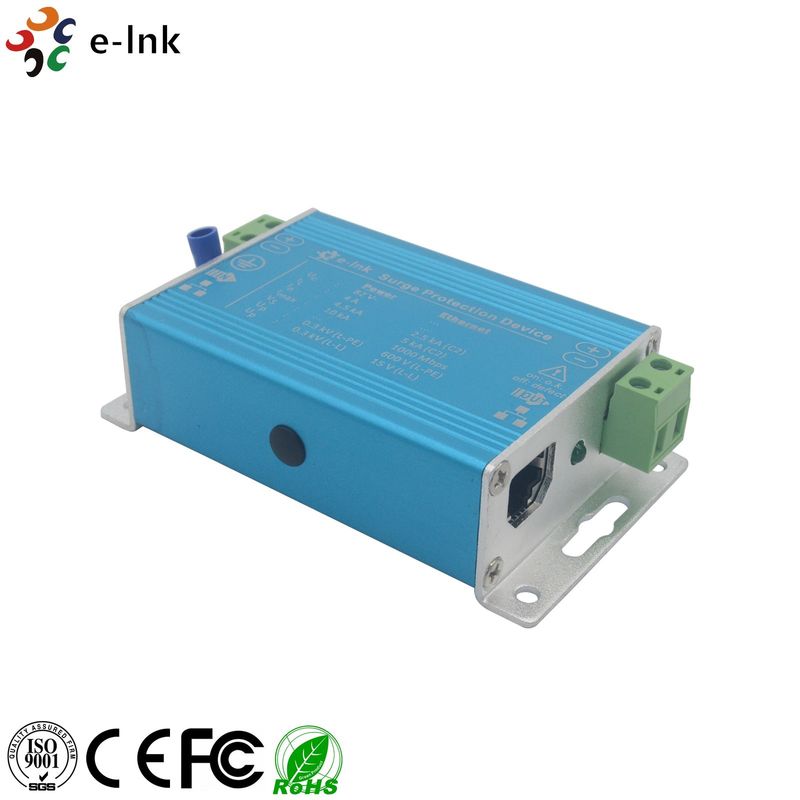 IP20 outdoor ethernet surge protector With Ethernet Mounting Flange