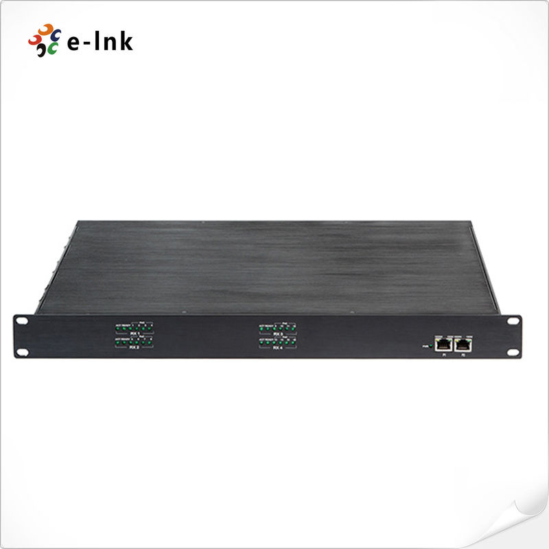 10 100 1000Base TX extend ethernet over coax With PoC Aluminum case