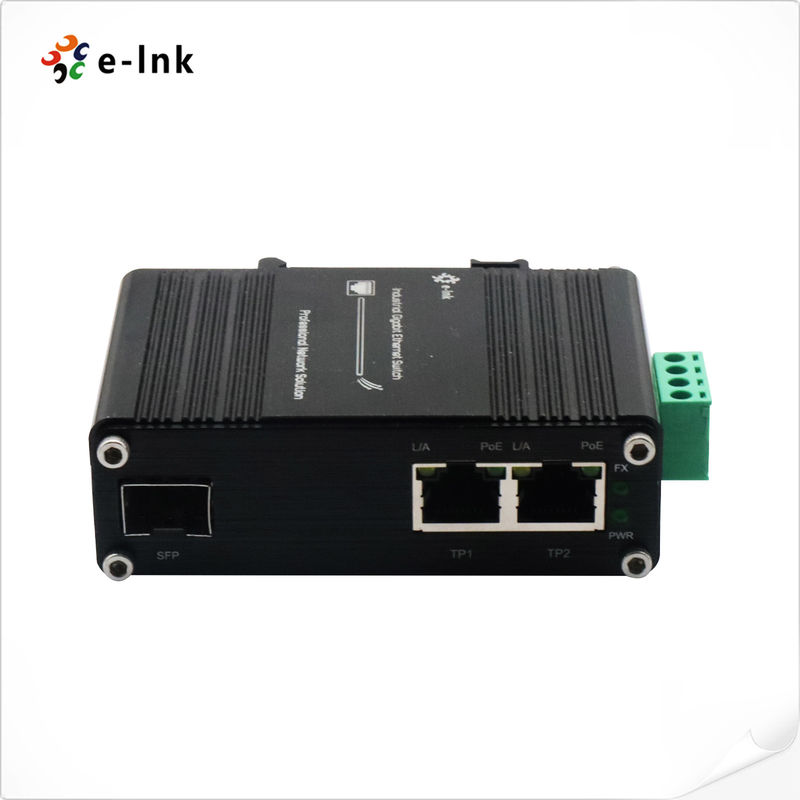 30W RJ45 Fiber Media Converter 100M SFP To Ethernet Converter