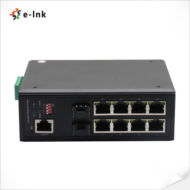Industrial 8-Port 10/100/1000T 802.3bt HPoE + 2-Port 100/1000X SFP ...