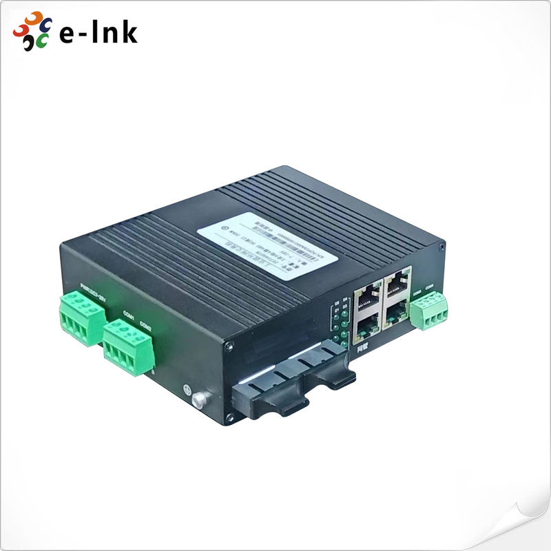 Managed Serial To Ethernet Switch 4-Port 10/100TX + 4-Port RS485 + 2 ...