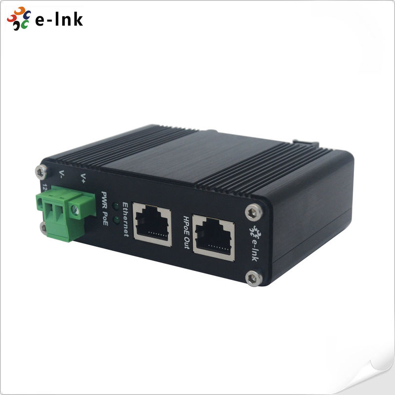 1000Mbps Gigabit High PoE Injector With 60W 802.3at Din Rail ...