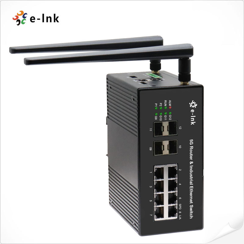 5G Router & Industrial Ethernet Switch witn Port VLAN and IEEE 802.1Q VLAN