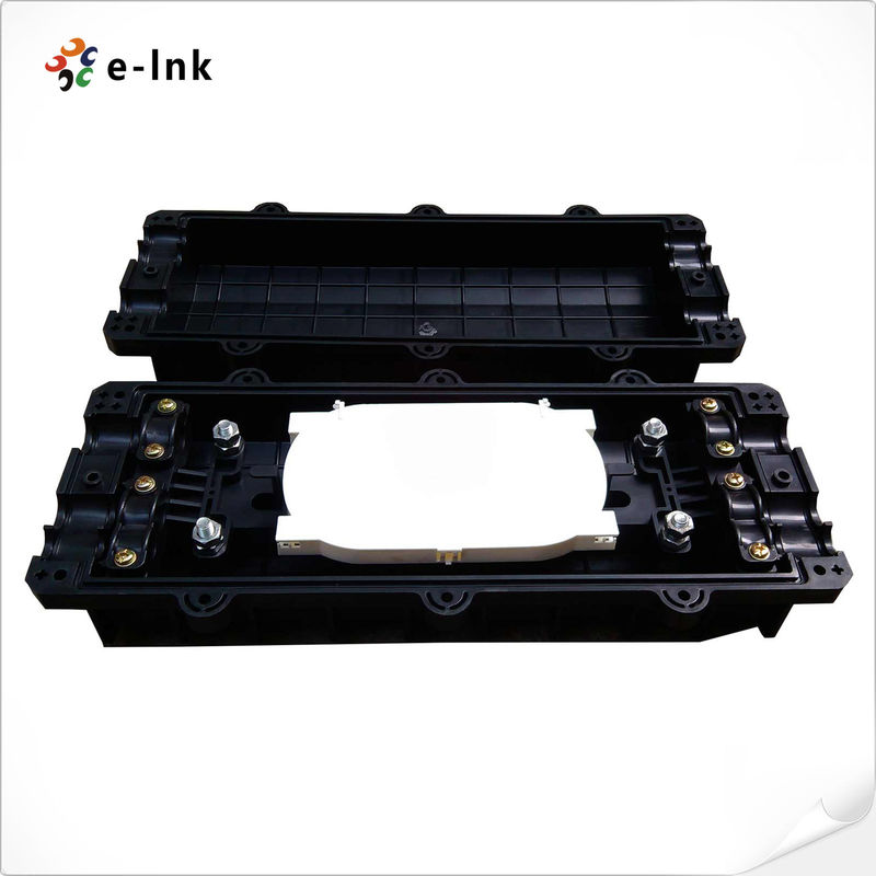 Horizontal Type Fiber Splice Enclosure (3 fiber cables in-out ports)