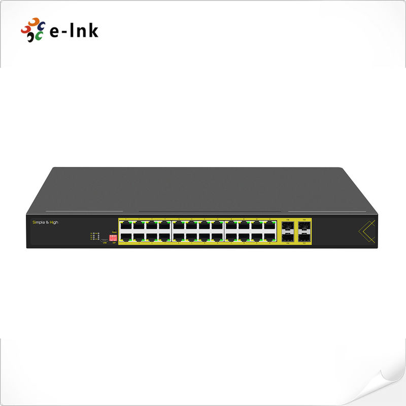 L2+ Managed Rack mount 24-Port 10/100/1000T + 4-Port 1000X SFP Ethernet ...