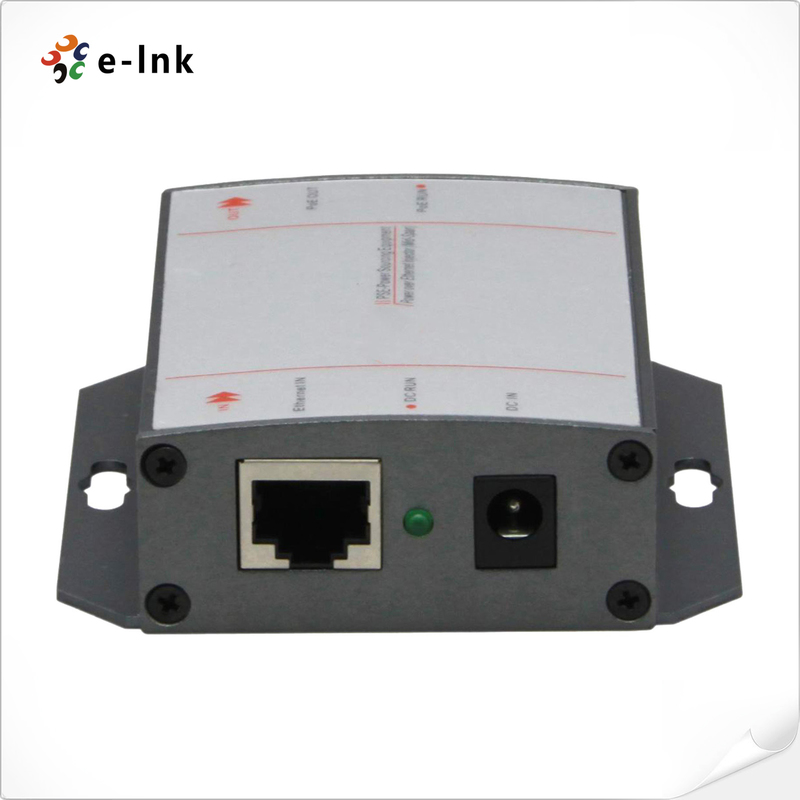 Single Port PoE Injector with DC Input 12~36V Compatible with IEEE 802 ...