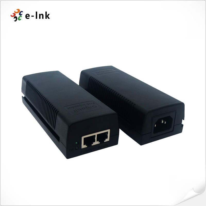 10/100/1000Mbps 60W Ultra POE Injector Compliant with Limited Power ...
