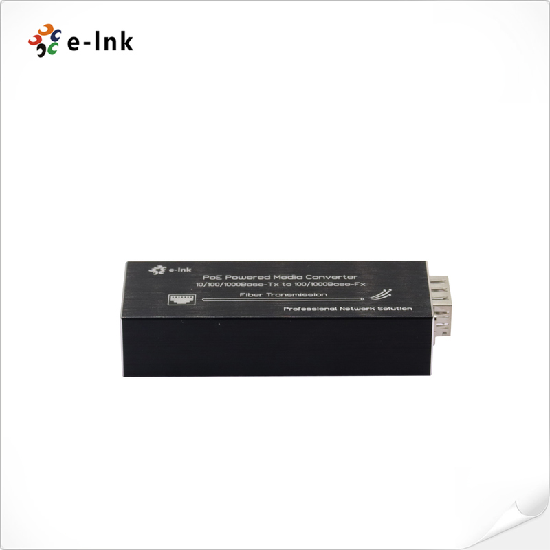 Mini 10/100/1000BASE-T to 100/1000BASE-X SFP Fiber Media Converter with ...