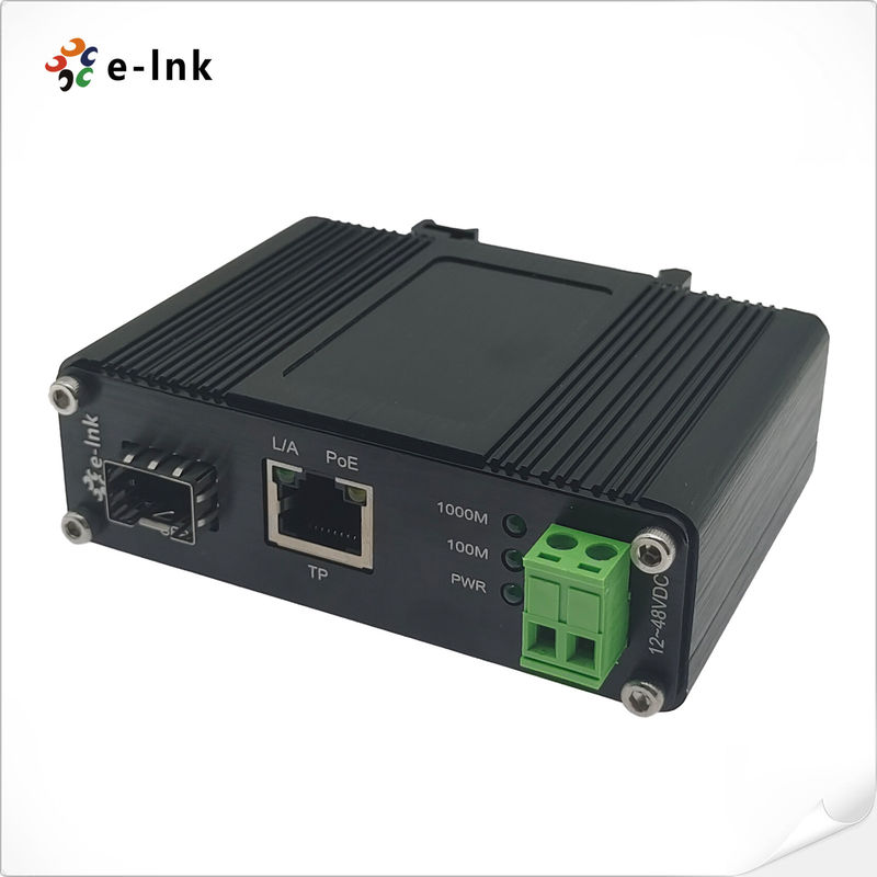 100M/1000M POE Outdoor Media Converter Switch Sfp To Sfp Media ...