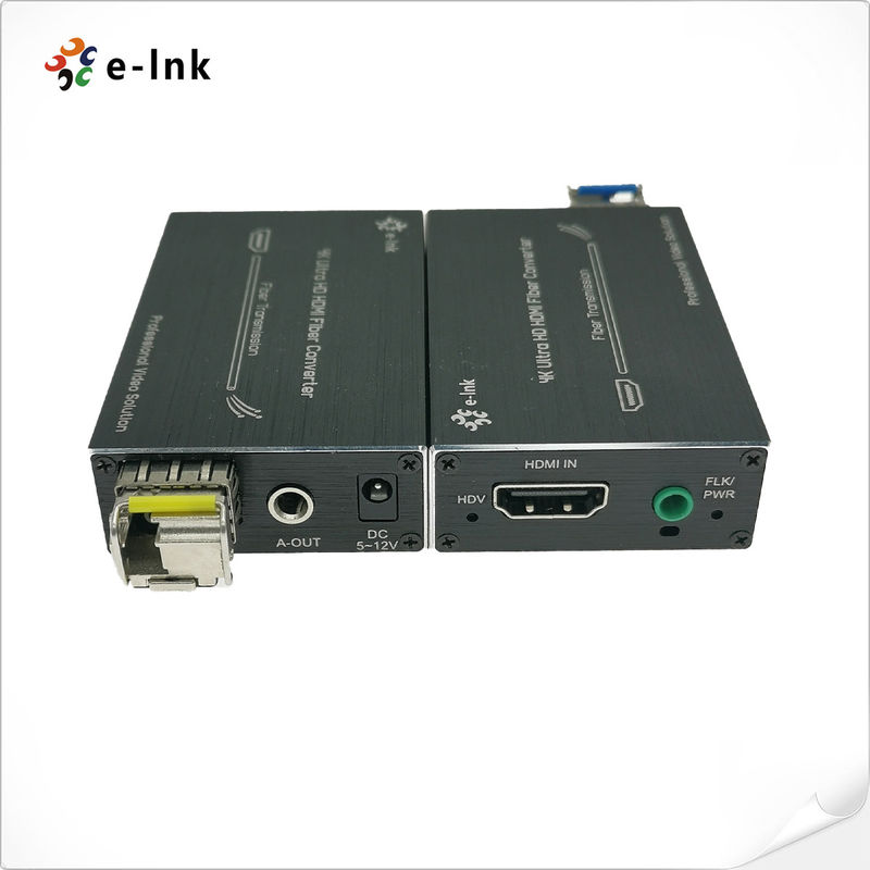 Mini HD HDMI To Ethernet Converter 4k Fiber Extender 30Hz With External ...