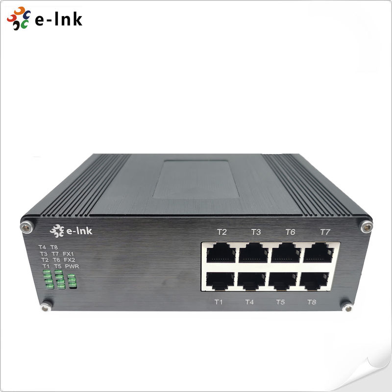 PoE Ethernet Switch Unmanaged Industrial 8-Port 10 / 100 / 1000BASE-T ...