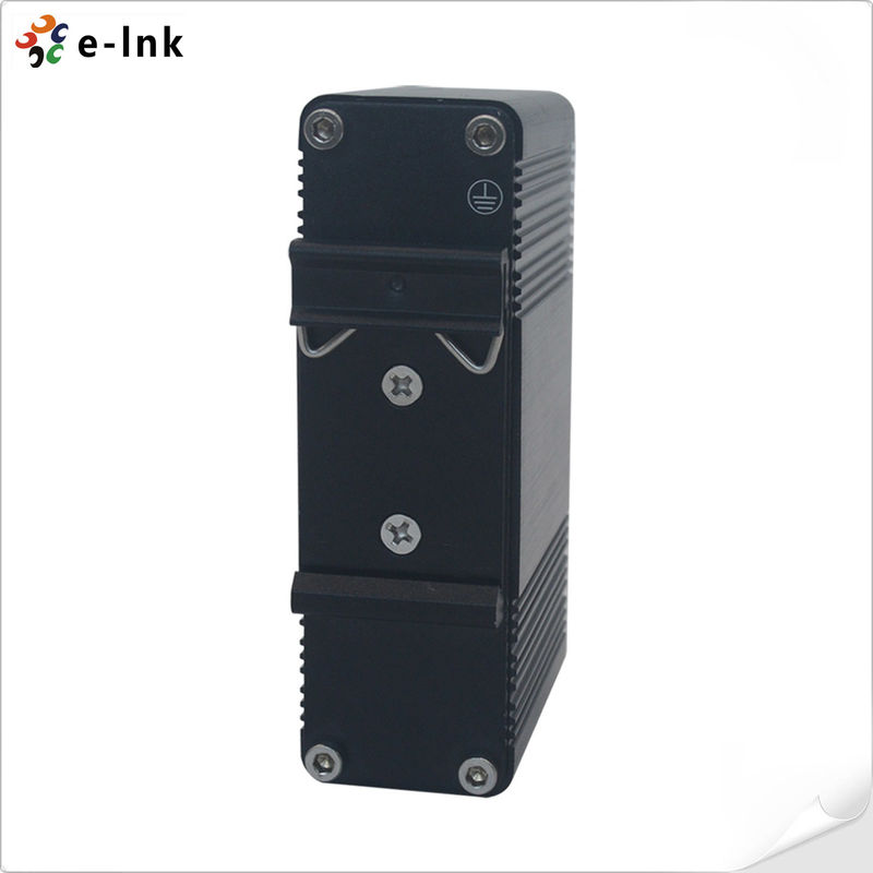 PoE Injector Adapter Industrial 2 Ports Gigabit 802.3at DIN Rail PoE ...
