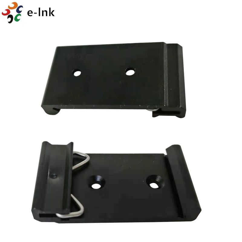 DIN Rail Mount Clip 1.08 Width Universal 35mm Black Aluminum DIN Rail ...