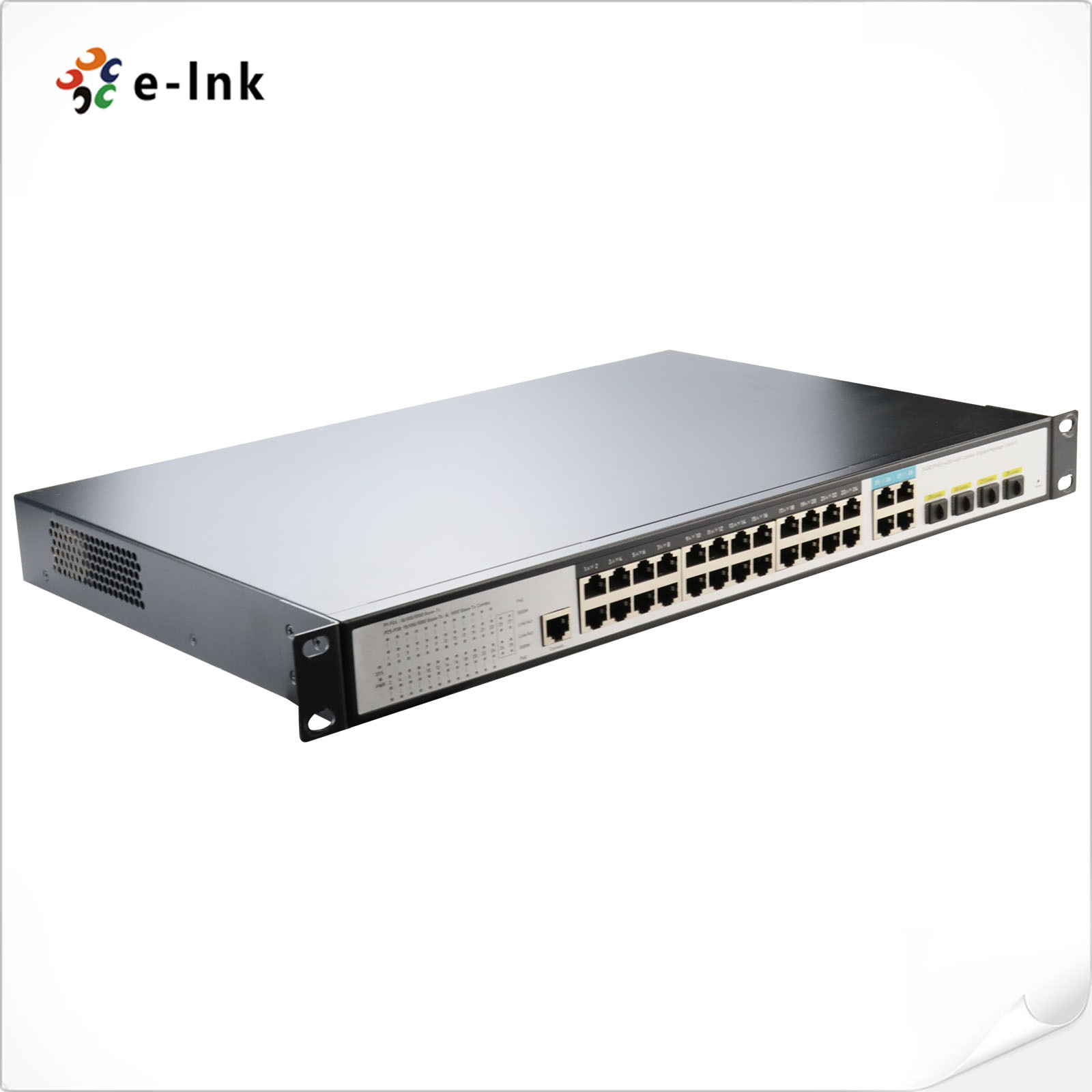 L2+ Managed Ethernet Switch 24 Port 10 100 1000T To 4 Port Gigabit TP ...