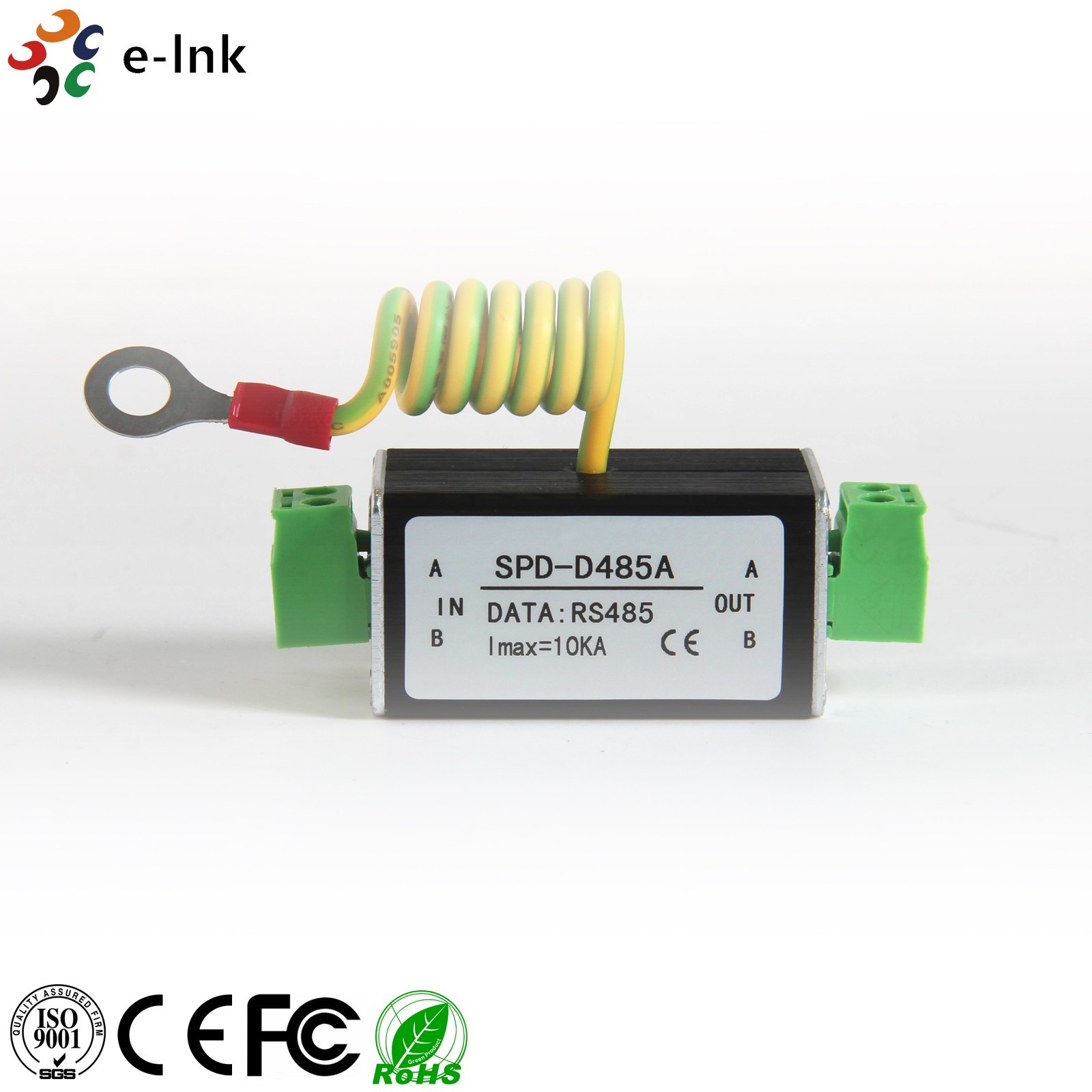 RS485 Signal Surge Protector PoE Power Splitter 5V U c 6.8V U r 8.8V ...