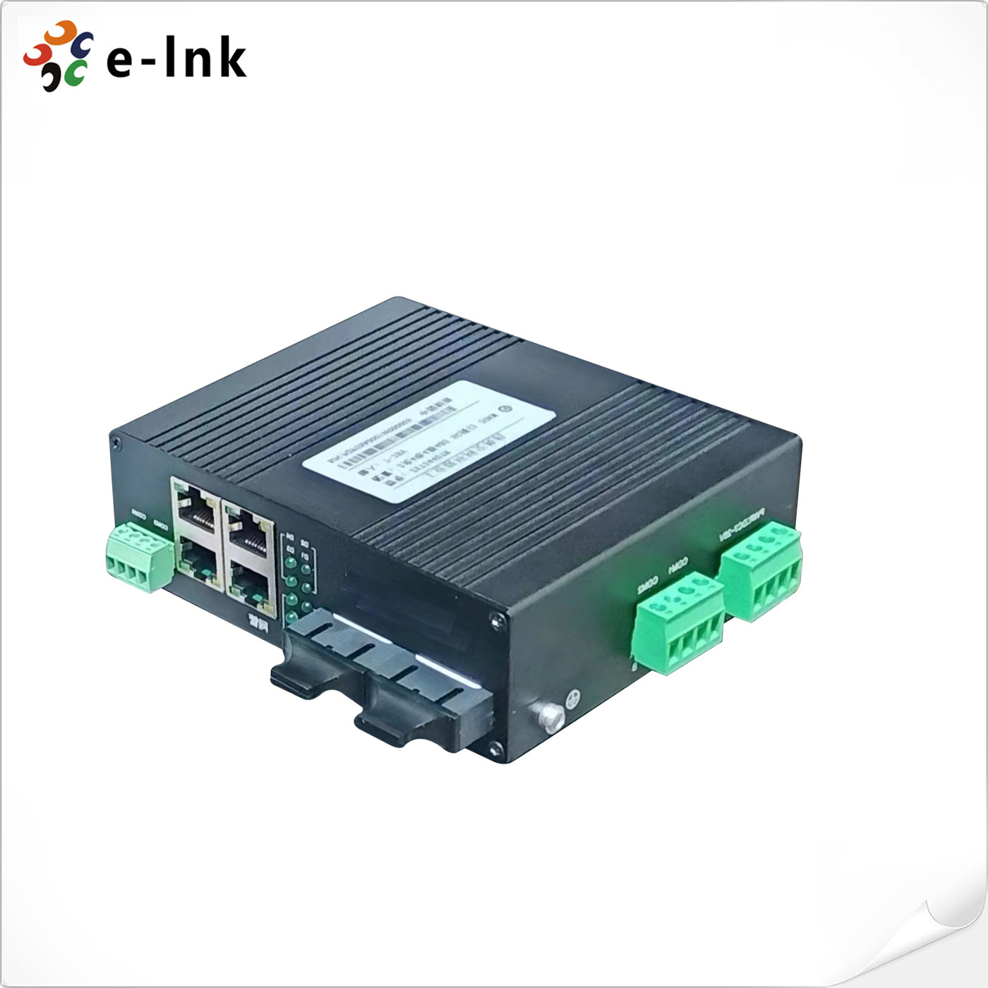 Managed Serial To Ethernet Switch 4-Port 10/100TX + 4-Port RS485 + 2 ...