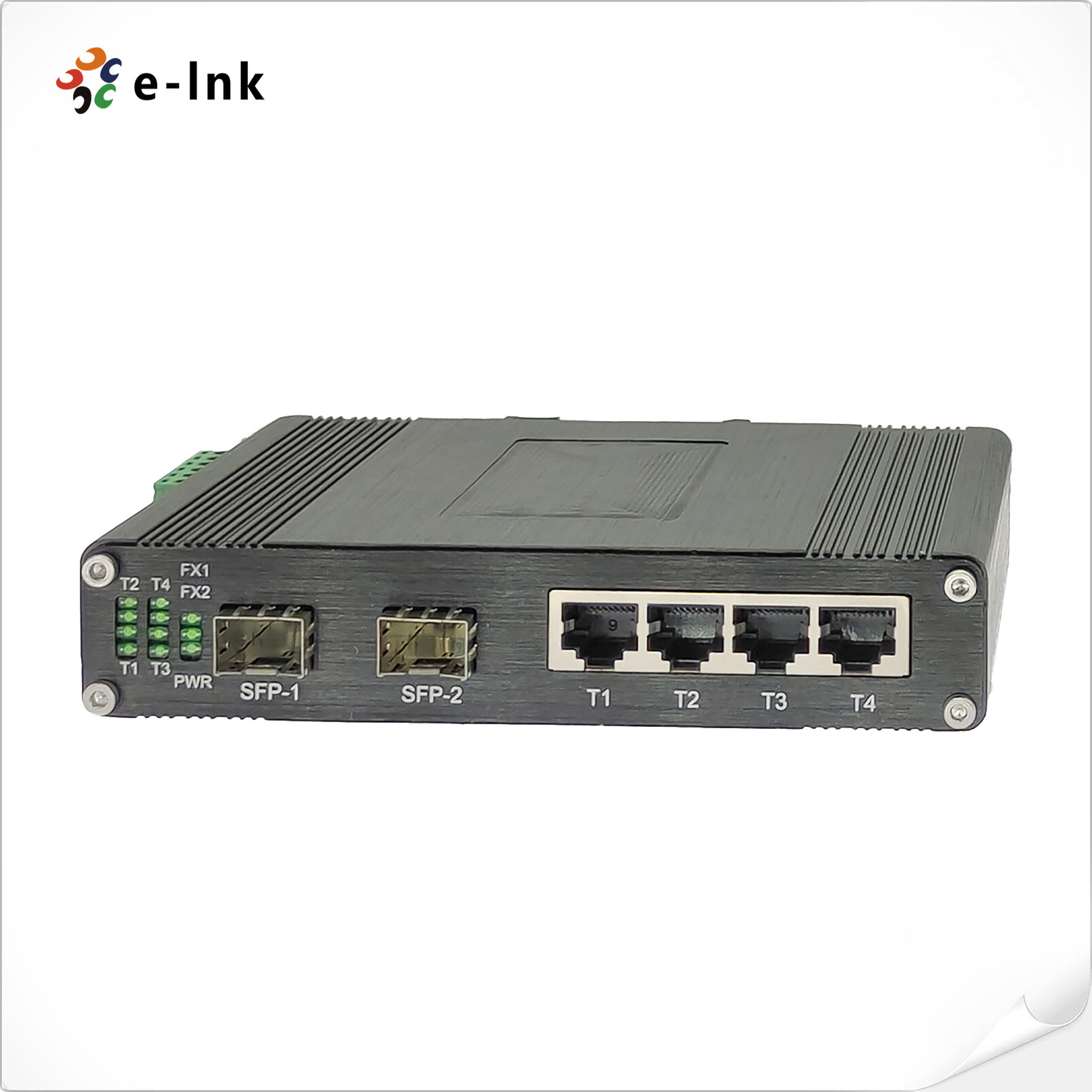 Ethernet Switch 4-Port 10/100/1000Base-T + 2-Port 1000BASE-X Gigabit ...