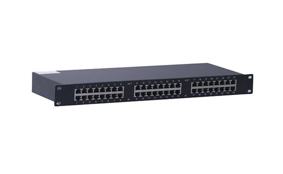 24 Ports 10/100/1000M PoE Power Splitter Ethernet Network Surge Protector