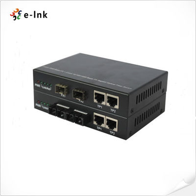 16 Port 10/100/1000M Gigabit Fiber Port Switch SFP Optical Network Switch