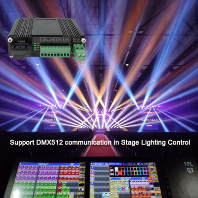 Industrial Serial RS232 / RS485 / RS422 Fiber Optic Modem Support DIN ...